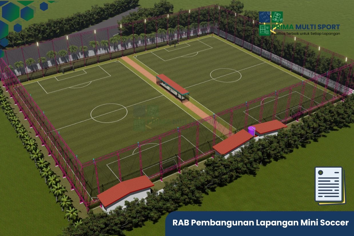 RAB Pembuatan Lapangan Mini Soccer 2025